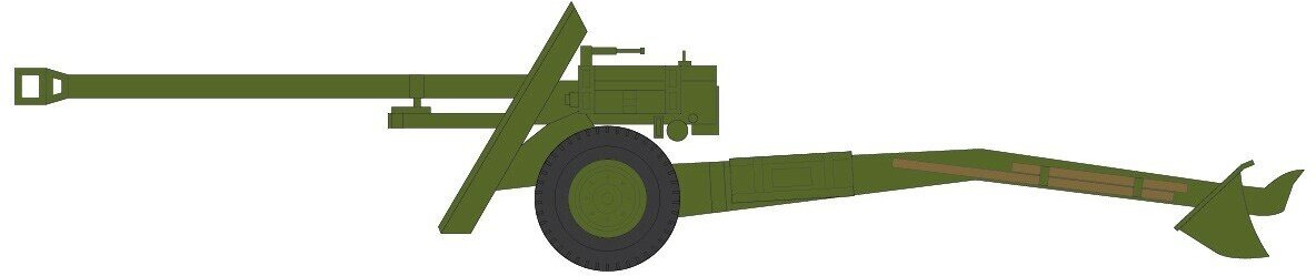 A06361 Сборная модель артиллерийской пушки 17 Pdr Anti-Tank Gun 1:32