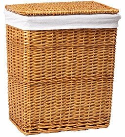 Ammer WB-370-M Плетеная корзина для белья с крышкой