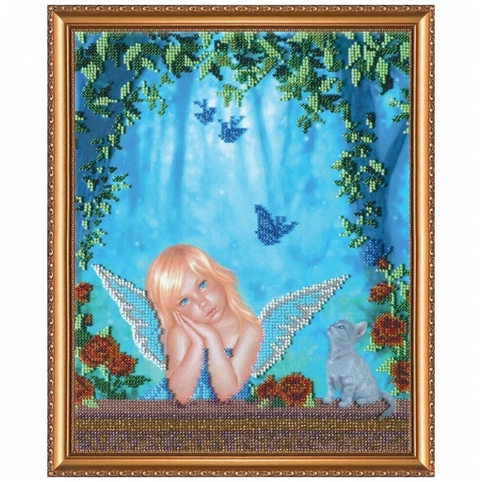 Набор для вышивания AbrisArt #AB-075 Мечты, Вышивка бисером, 25 x 32 см