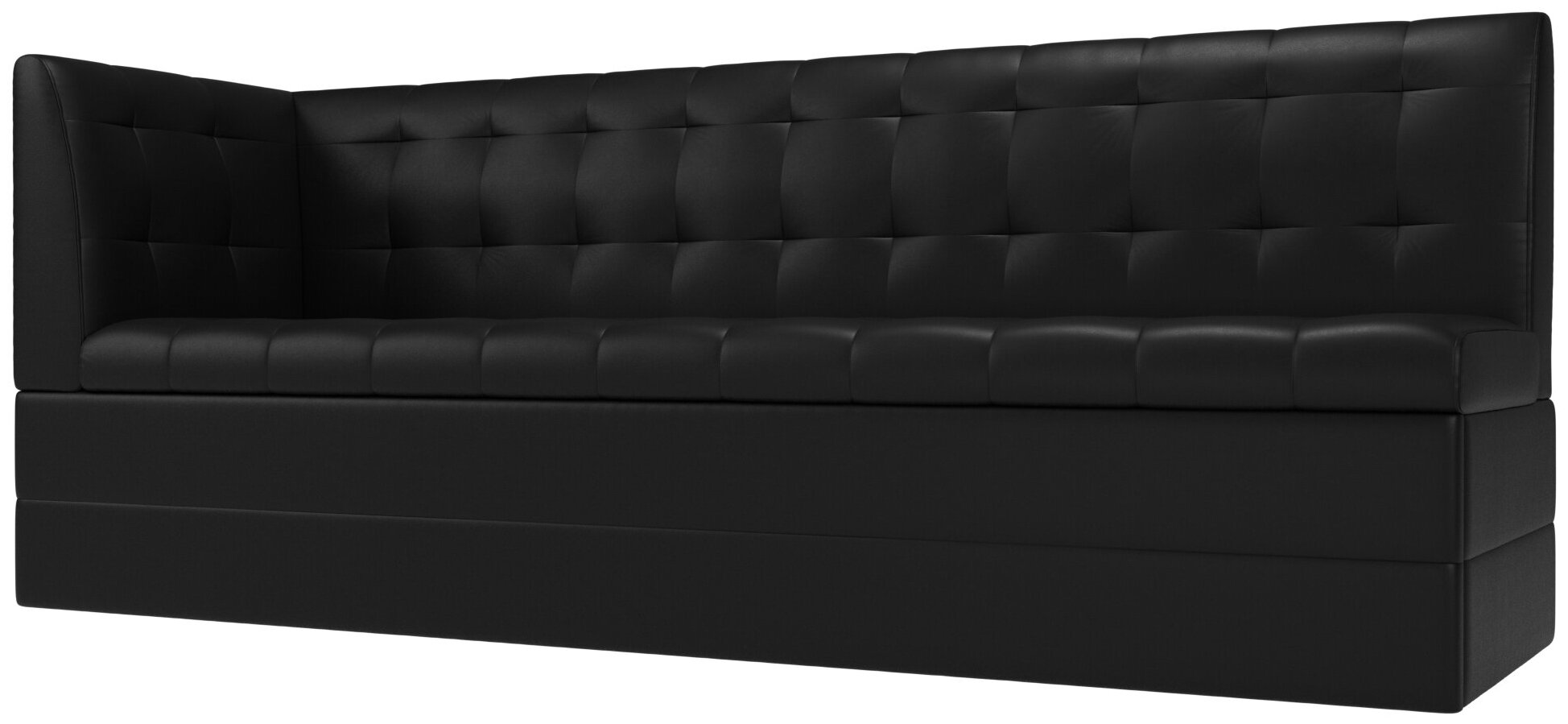 Кухонный диван Бриз с углом слева, Экокожа, Модель 100389L