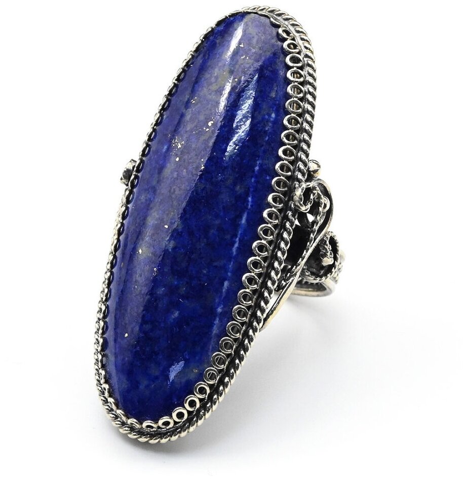 Кольцо, лазурит