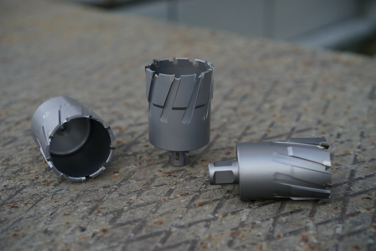 AT-S TN5018 Сверло корончатое TCT 18x50 мм Weldon 19 для металлообработки точной