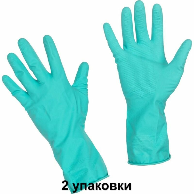 Paclan Перчатки резиновые Practi Extra Dry, размер S, 2 уп