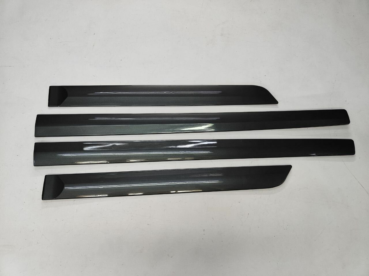Молдинги дверей, Защита внешних частей авто, в цвете "борнео 633" , Лада: Калина-1, Калина-2, Гранта, Гранта Фл.