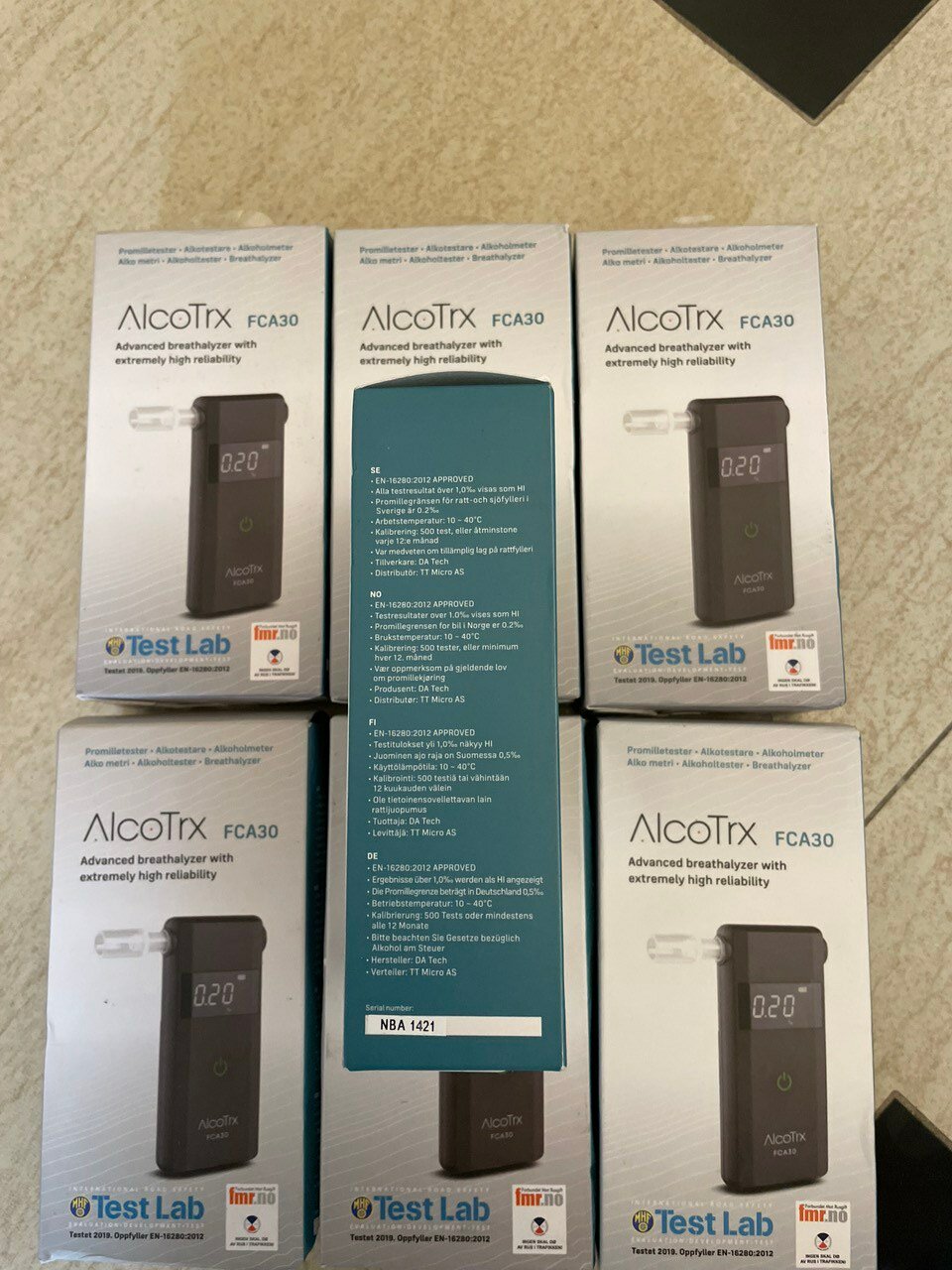 Алкотестер Alcotrx FCA30 — фото 1