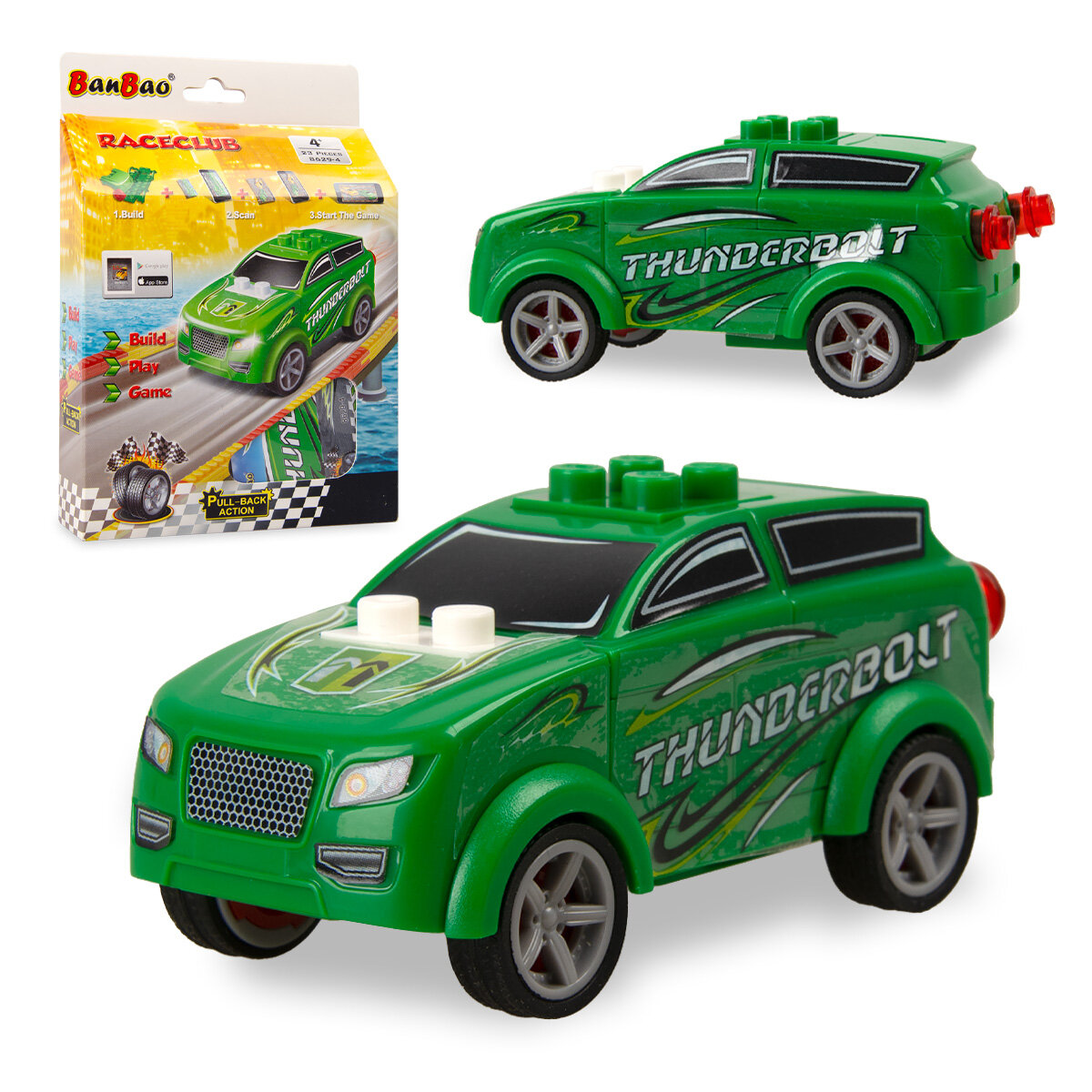 Конструктор инерционный для мальчиков Машина 23 детали (8629-4)