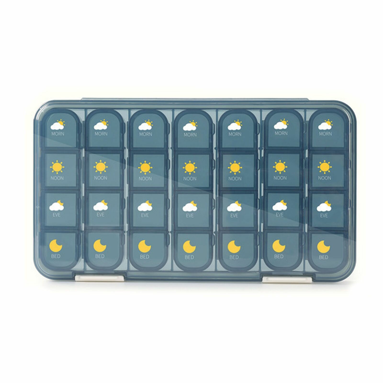 Еженедельник для упаковки таблеток, Дозатор большой емкости, Органайзер хранения таблеток на 7 дней