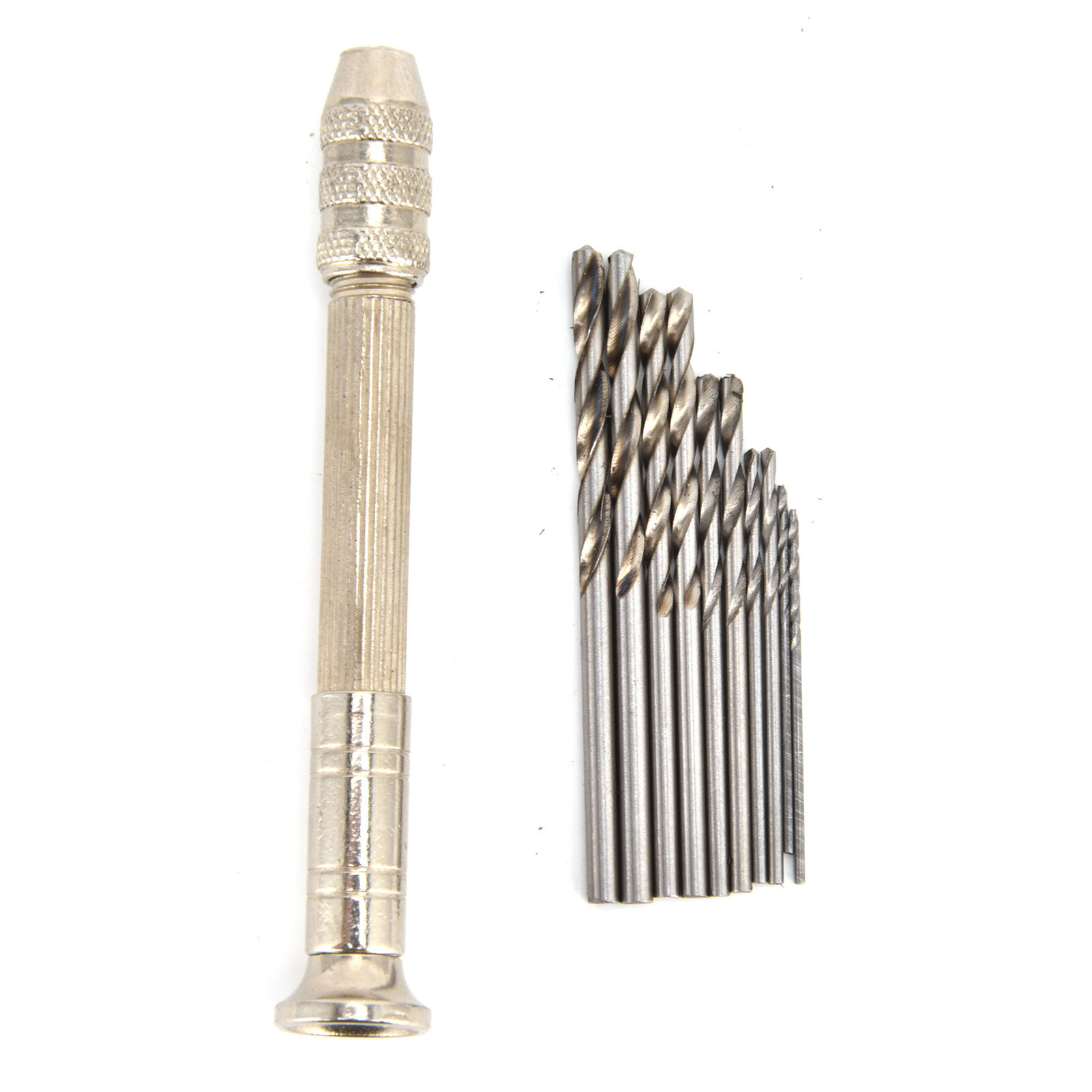 Ручная дрель с тисками Pin Vise. Мини-ручная дрель со спиральными сверлами для точной резьбы по ореху и точного пробивного инструмента.