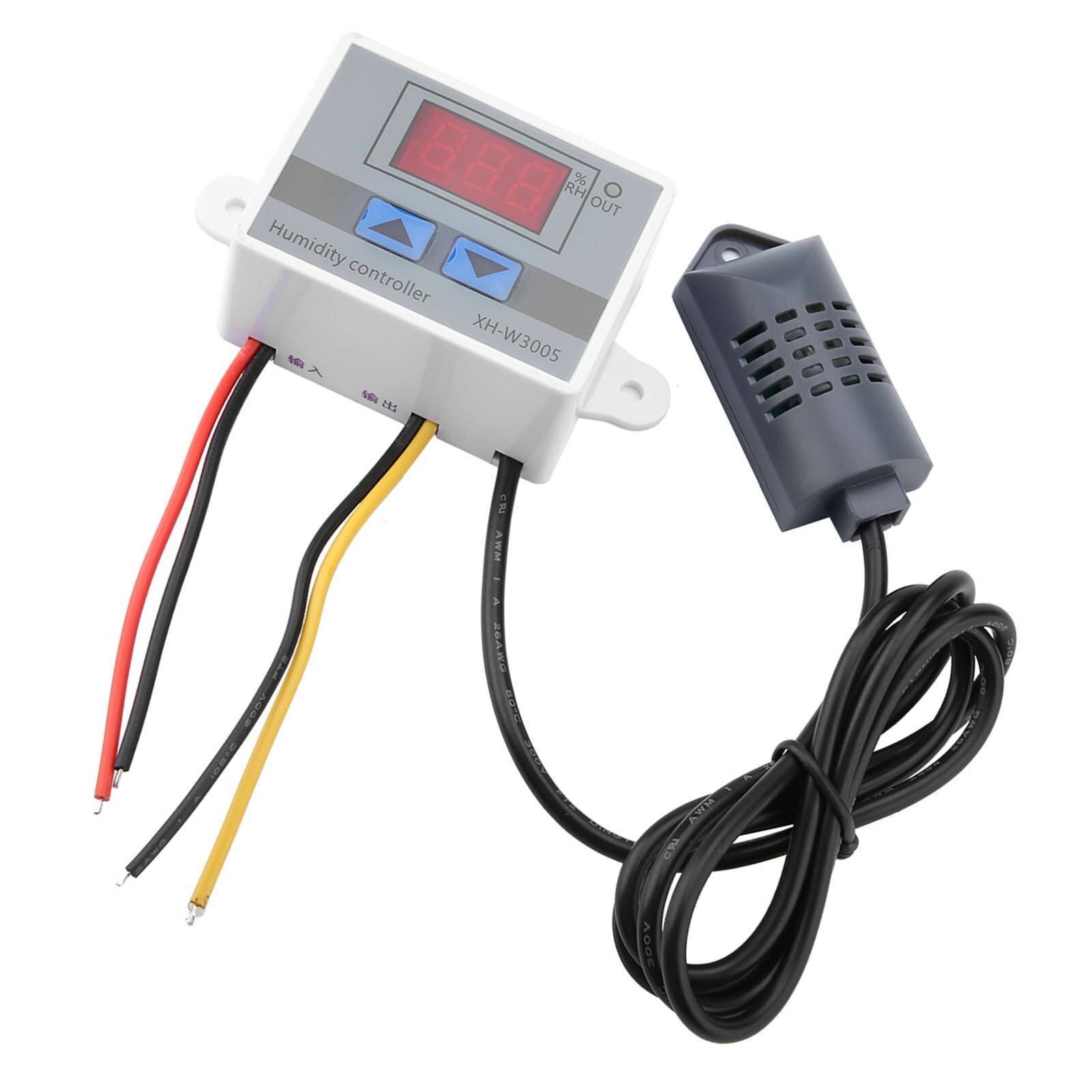 XH-W3005 Digital Hygrometer Switch Controller Humidity Sensor 0~99%RH 220V — фото 1