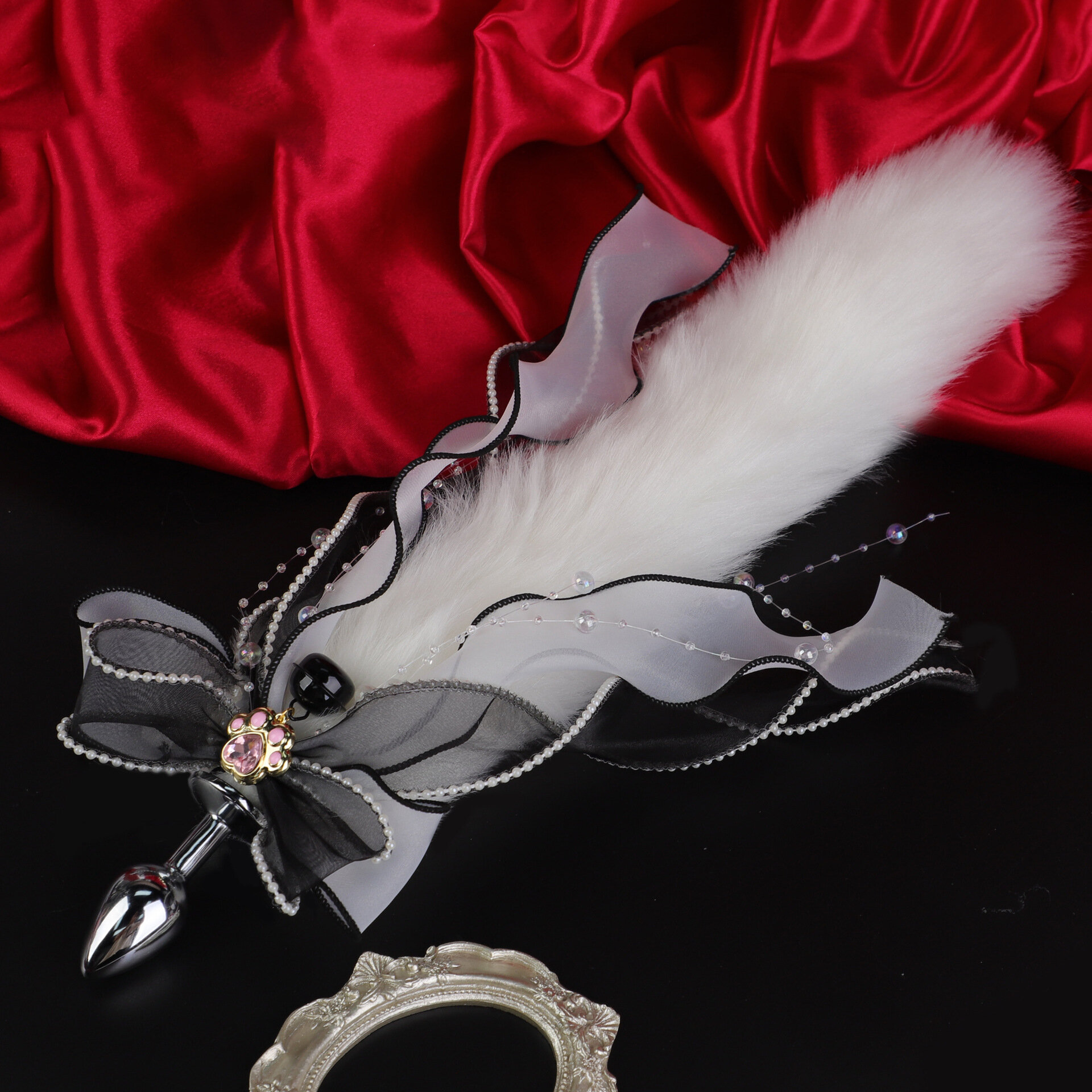 Анальная пробка с бантиком колокольчик хвост анальная пробка анальная хризантема пробка анальный sm кисточка лисий хвост анальная пробка косплей альтернативный реквизит