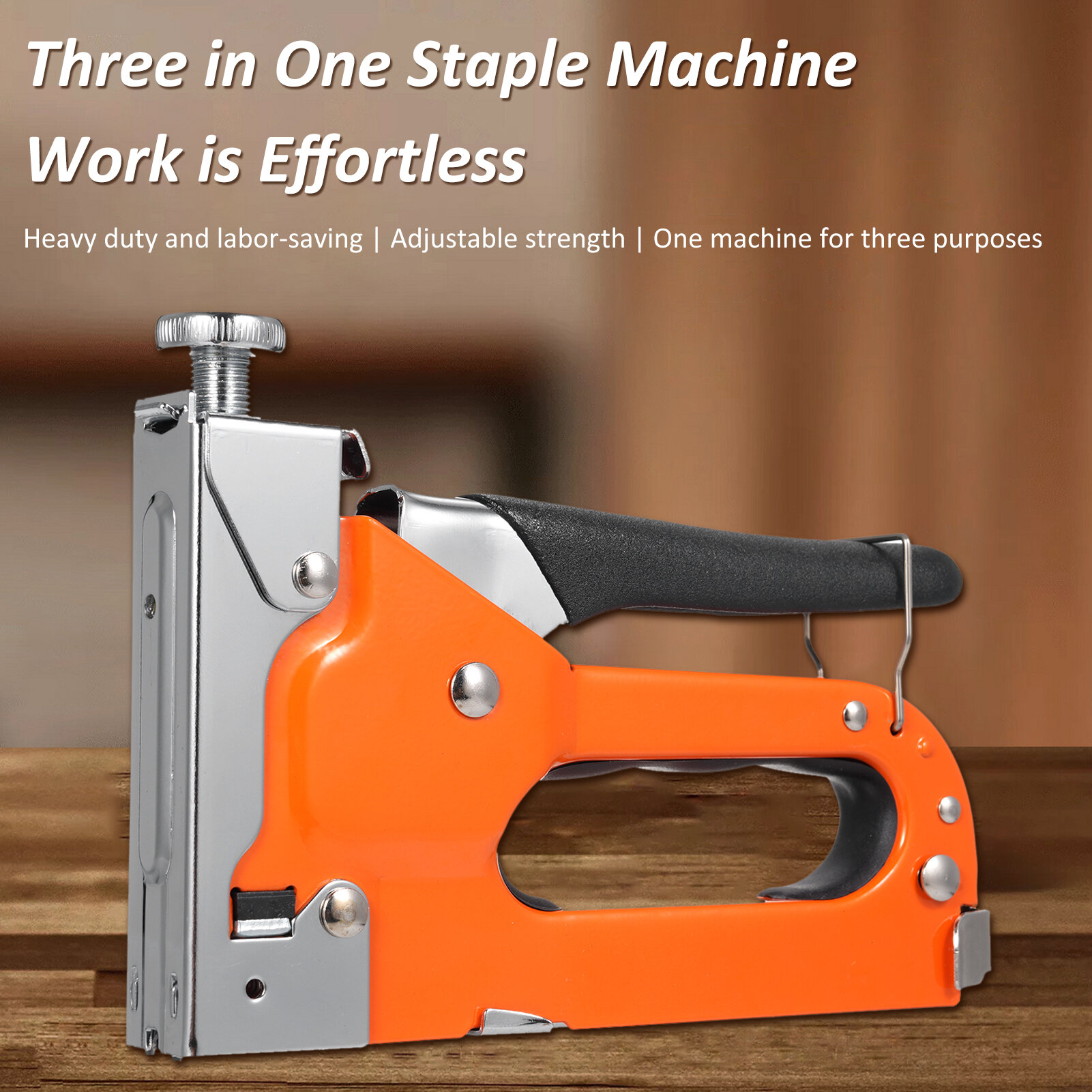 Ручной степлер для защиты рук, 3 в 1: набор для забивания скоб, предназначенный для самостоятельной сборки домашней мебели из мягкой древесины. Портативный ручной степлер для обивки, ремонта мебели, ф