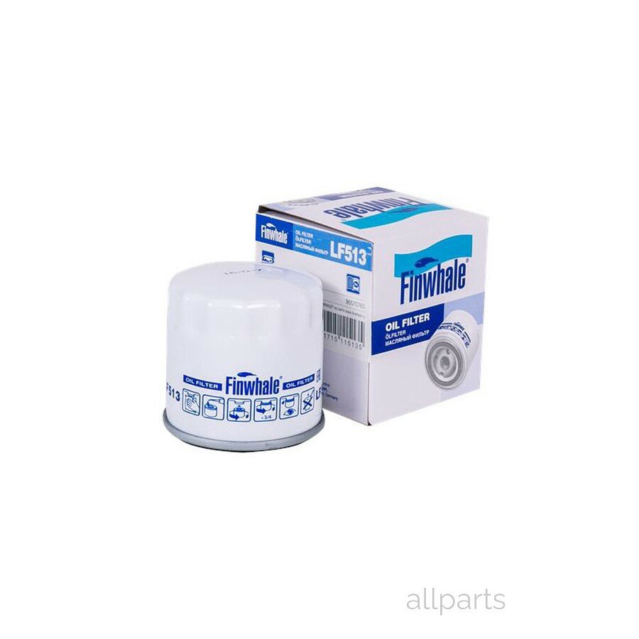 FINWHALE LF513 Фильтр масляный Matiz 0,8L 1,0L Spark Aveo 1,2L T255