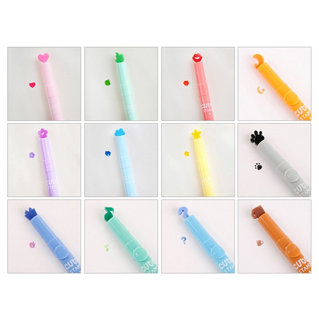 Флуоресцентная цветовая печать ручки для скрапбукинга Diy Journal Planner Planner