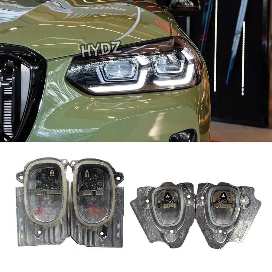 Белый модуль DRL 63115A0E625 6002TZ0393 для BMW X3 X4 X3M X4M G01 G02 LCI 2020-2022 гг. Фара указателя поворота 6002TZ0394 EU Version, full set
