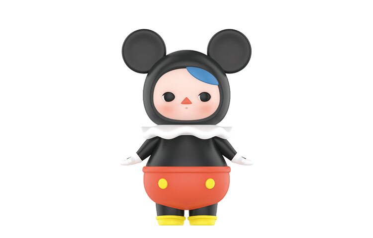 POP MART Pucky Mickey Mouse Family Collection Mystery Boxes Single Mystery Box/Whole Box 12 Pcs null