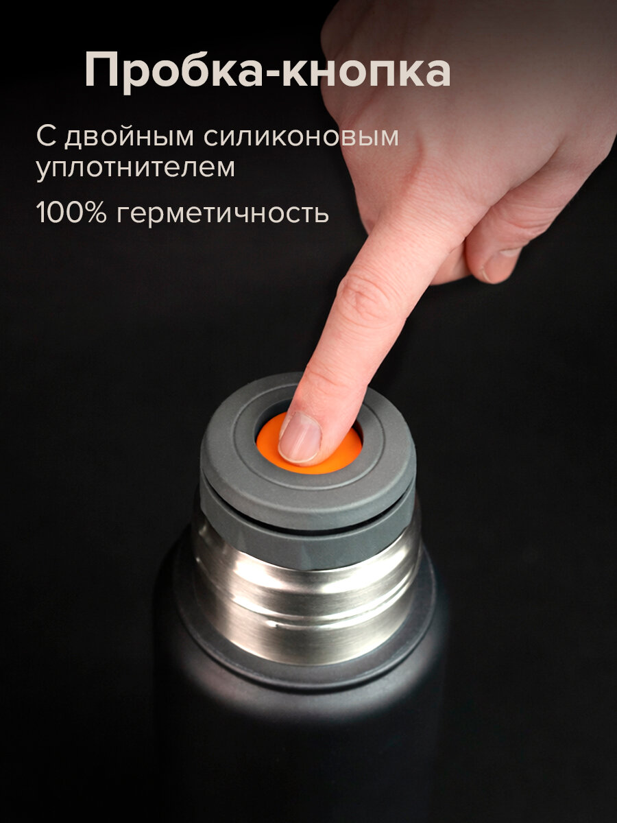 Термос Libhof TT-800 Black — фото 1