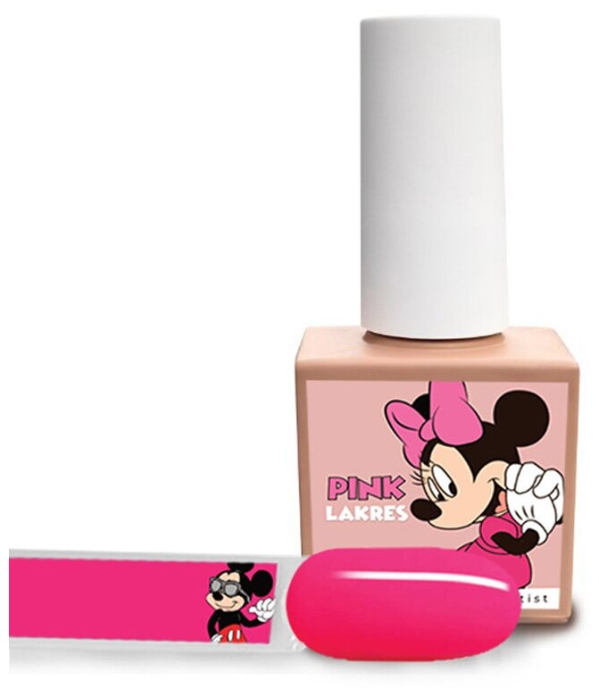 Гель-лак Lakres Mikki Mouse Pink, 10 мл