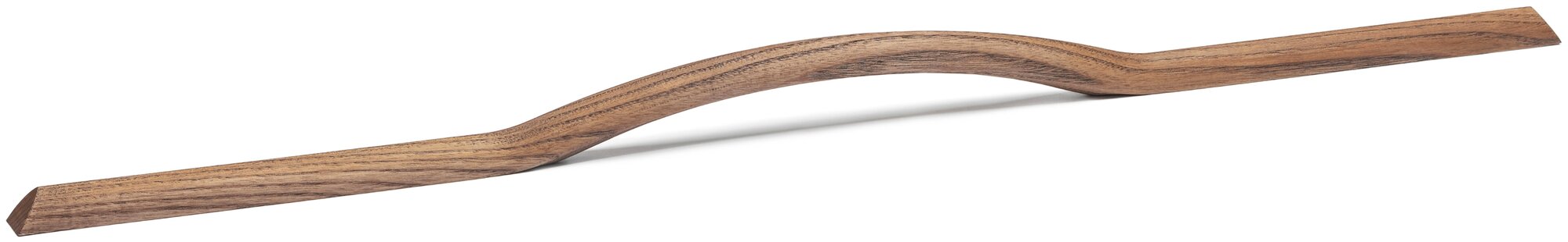 Ручка мебельная 570 мм, деревянная, длинная, коричневая, модель: "Sakura 570" 1 шт.