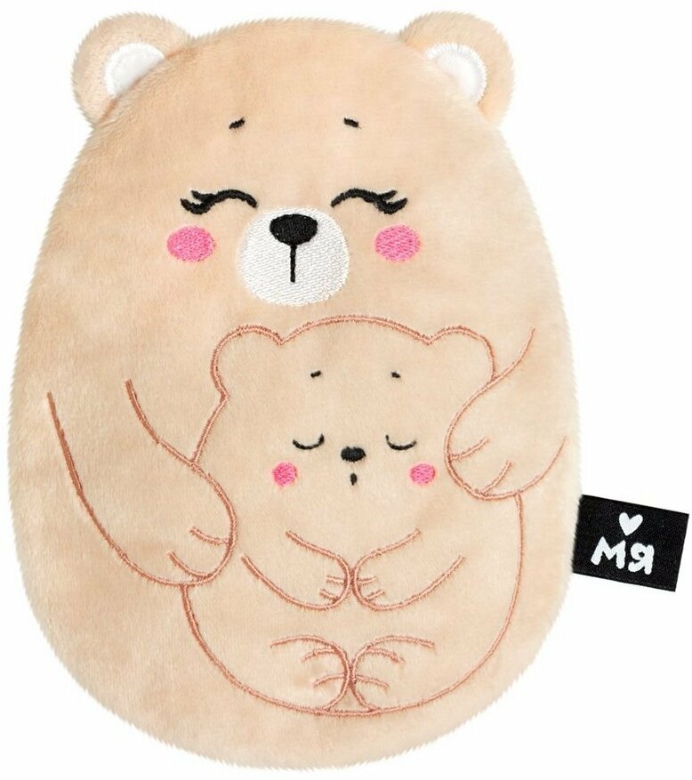 Мягкая игрушка Мяшечки с вишнёвыми косточками Медведица с медвежонком М111