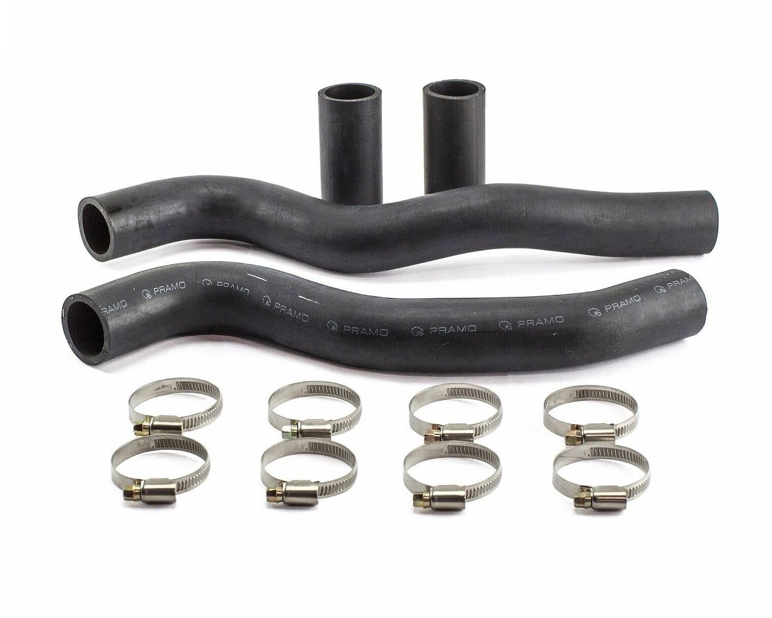 Комплект патрубков радиатора прамо KP01082, для ВАЗ 2108-21099, с хомутами