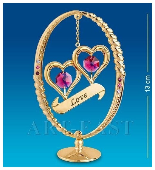 Фигурка Сердечки с цв. кр. (Юнион) AR-1358 113-602760