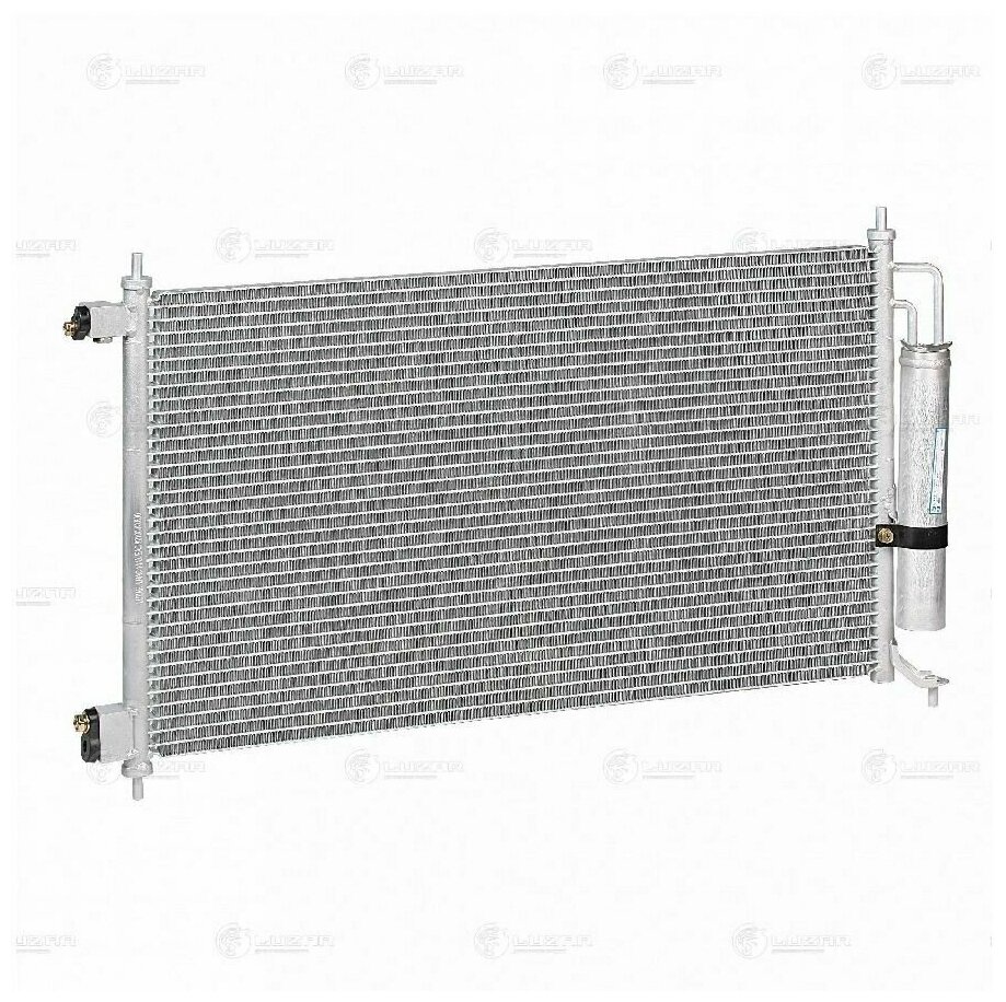 Радиатор кондиц. для а/м Nissan Note (06-)/Tiida (04-)/Juke (10-) (с ресивером) (LRAC 14AX), LUZAR LRAC14AX