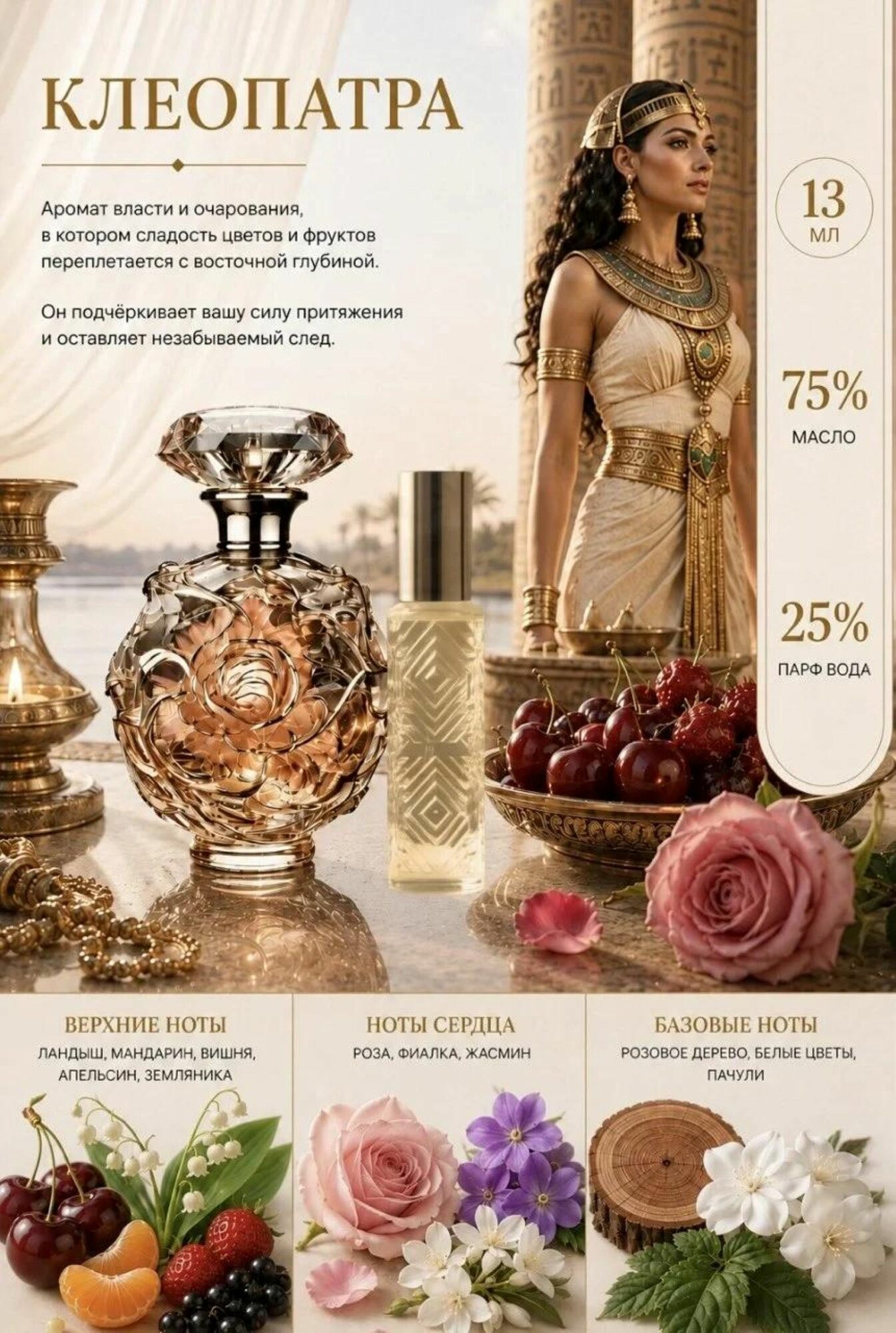 " Клеопатра " духи Египет 13 мл для женщин