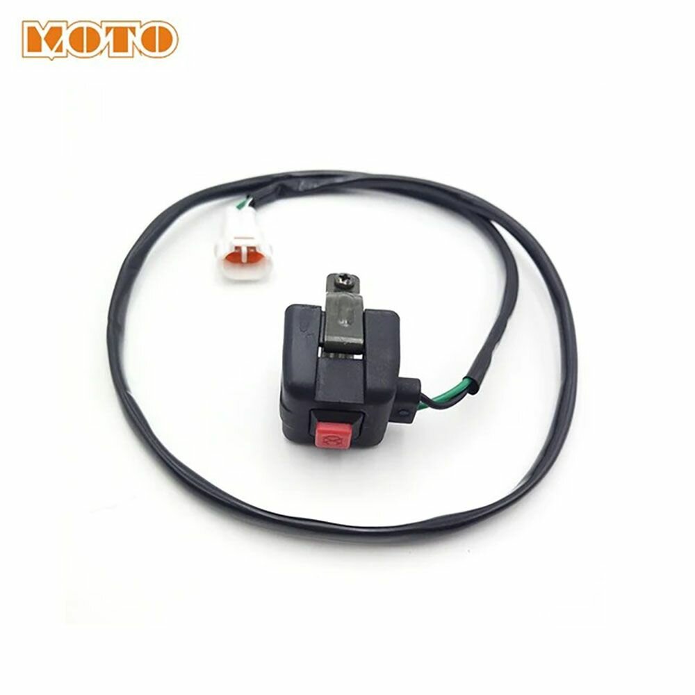 Кнопка старт стоп двигателя мотоцикла красная MOTO Racing