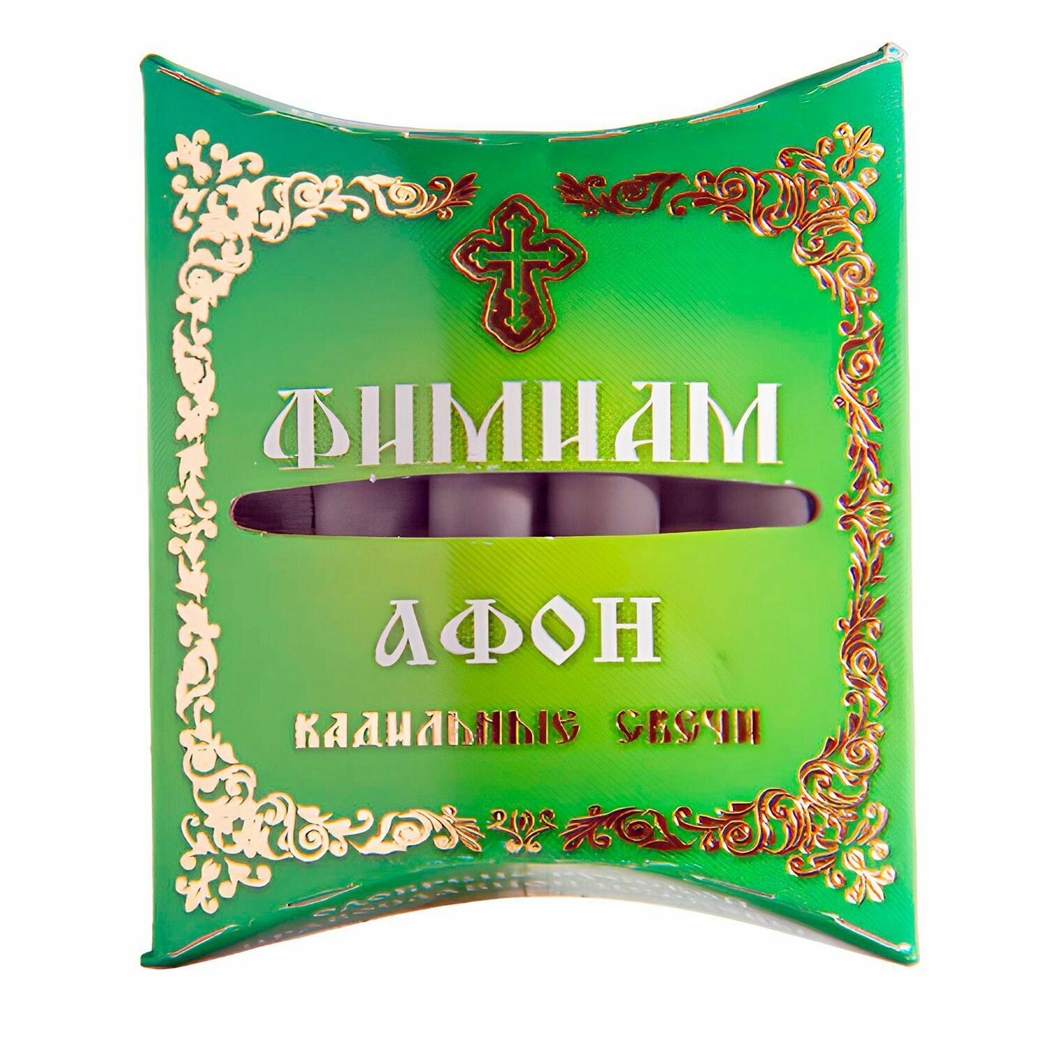 Кадильные свечи Фимиам малые "Афон", 7 свечей 4,5 см