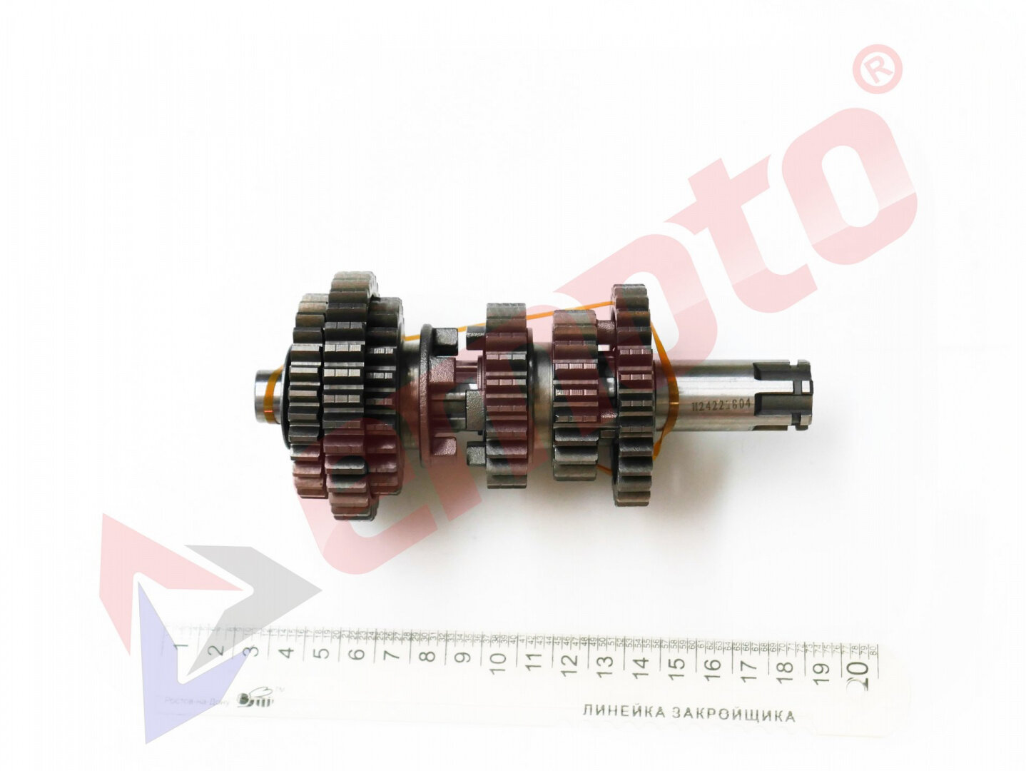 Вал КПП вторичный в сборе 164FML, 166FMM (CG, CB200-250) Stels Delta 200, Racer RC200-250C5B Magnum,