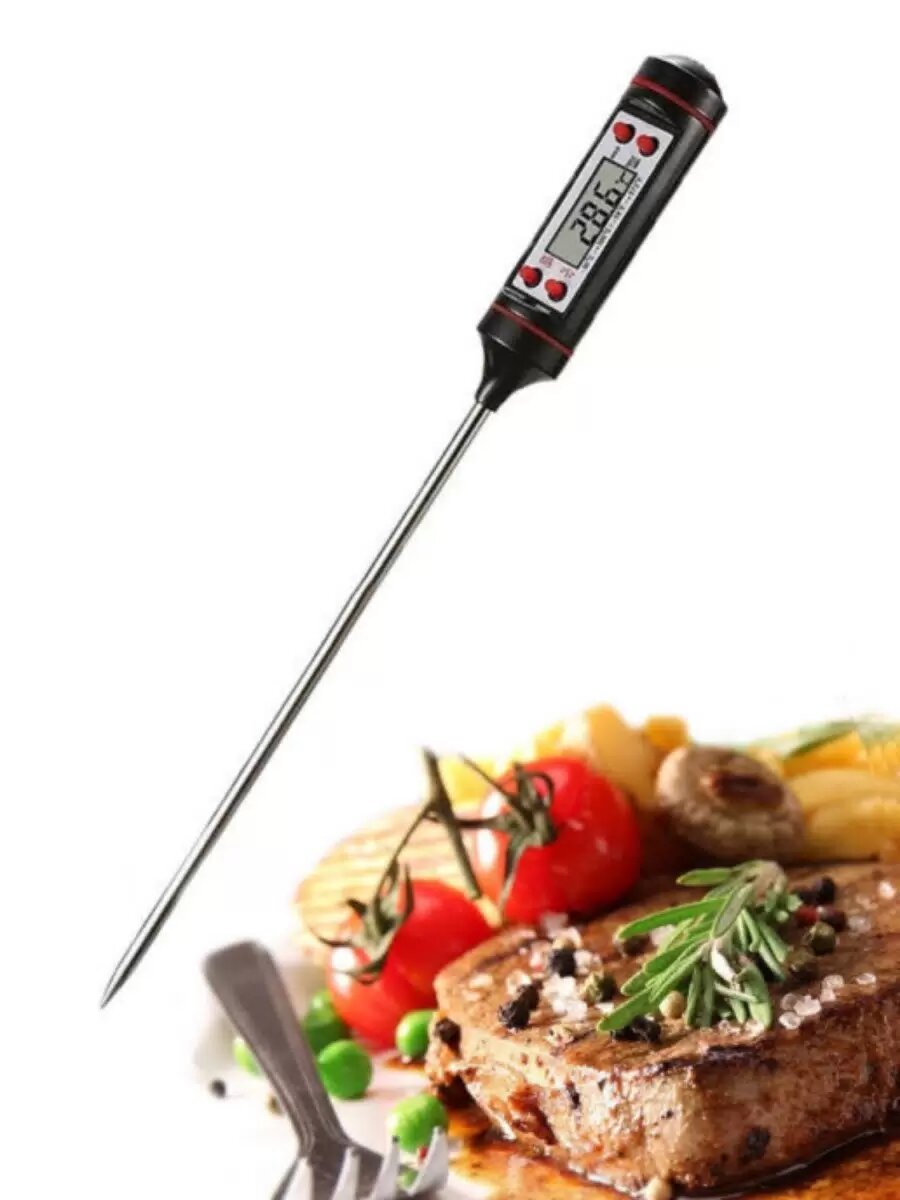 Электронный термометр A2C Trade, для духовки, черный, для кухни