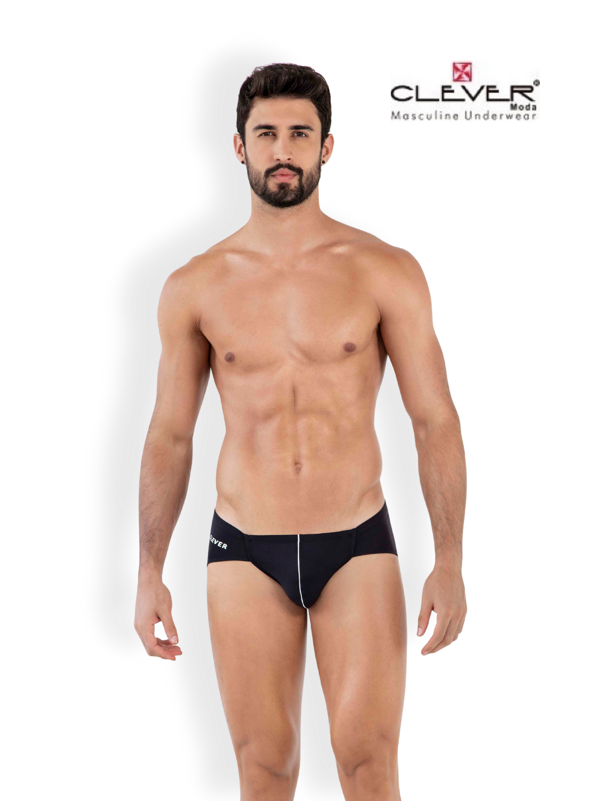 Мужские трусы джоки черные Clever Moda MENTE JOCKSTRAP 161911 L (48)