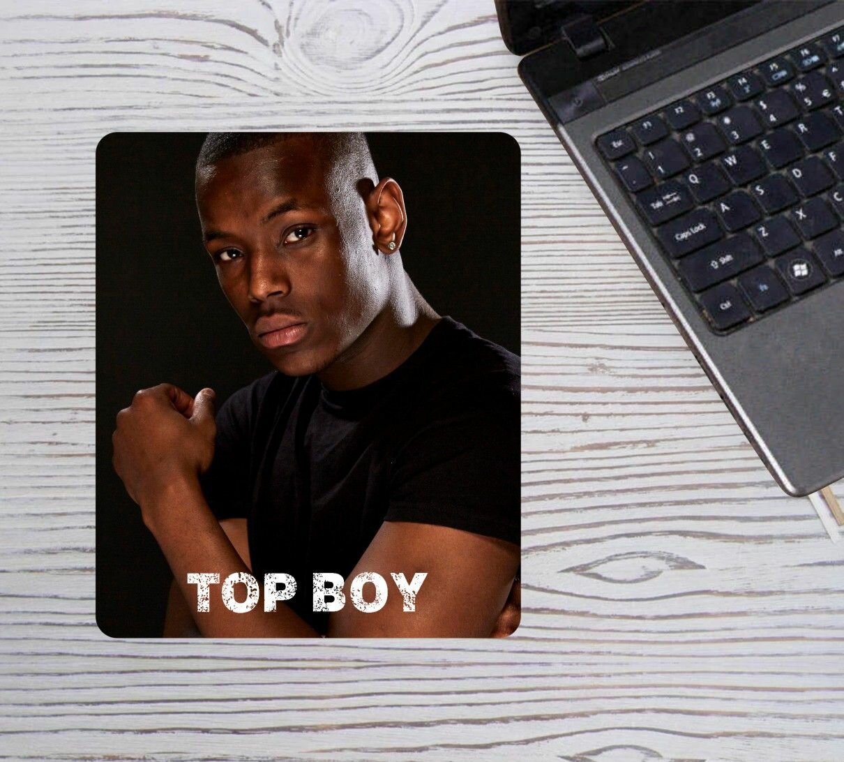 Коврик для мышки игровой 36 на 29 см Mewni-Shop "Главарь, Top Boy" - 0019