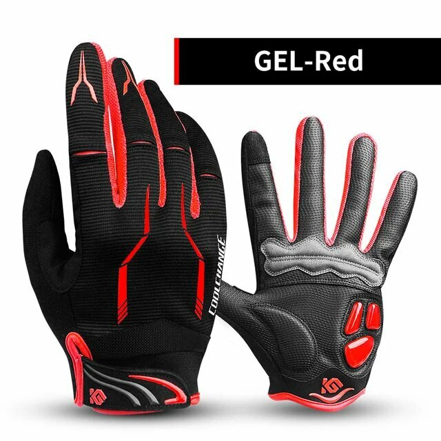 Велосипедные перчатки GEL-Red, красные