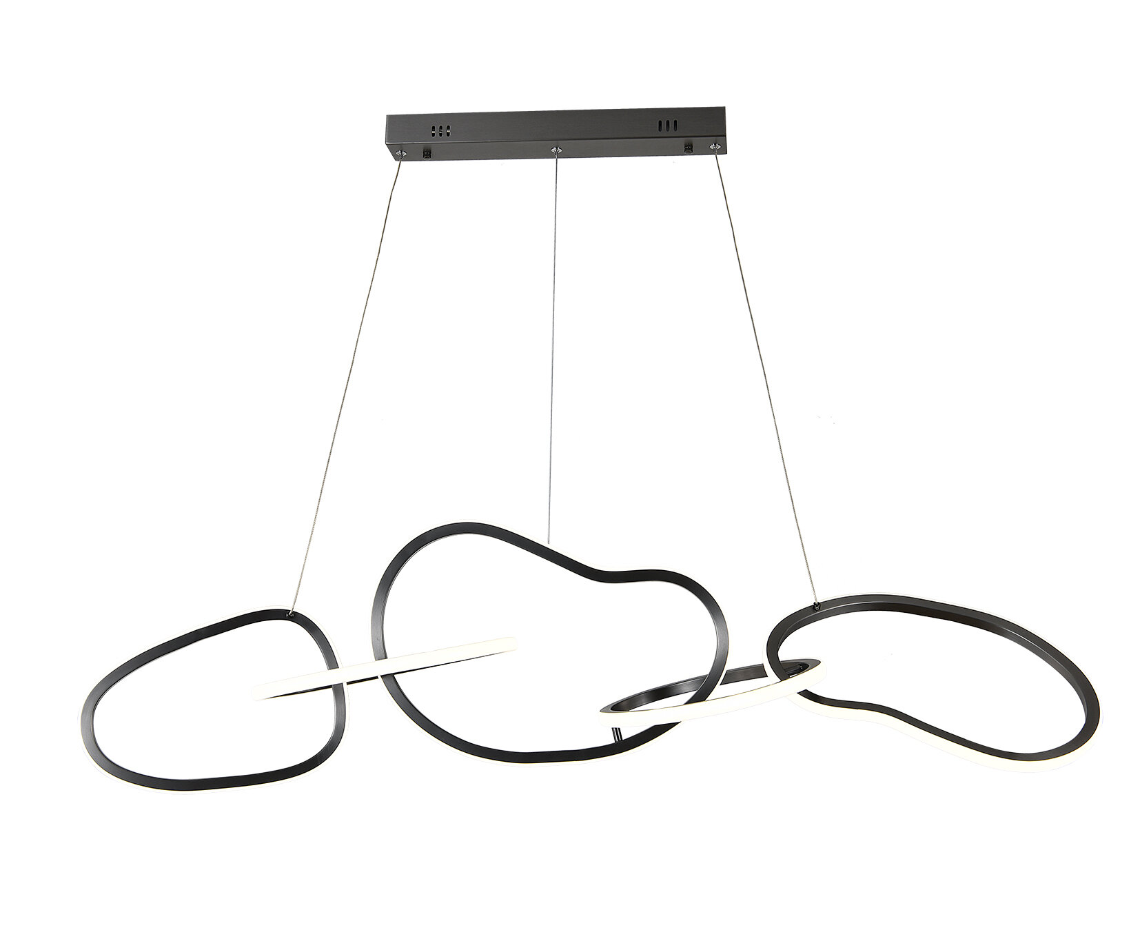 Люстра Kink Light Сена W290xL1200xH1500 мм LED цвет Матовый никель, арт. 07609-5AL,12