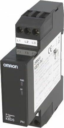 Модуль OMRON K8DS-PH1 Реле контроля напряжения DIN SPDT 250ВAC/5А 24ВDC/5А 1 шт