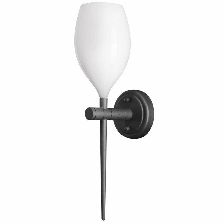 Настенный светильник VIRO LIGHT KAI, E14, IP20, металл, стекло, 1 лампа