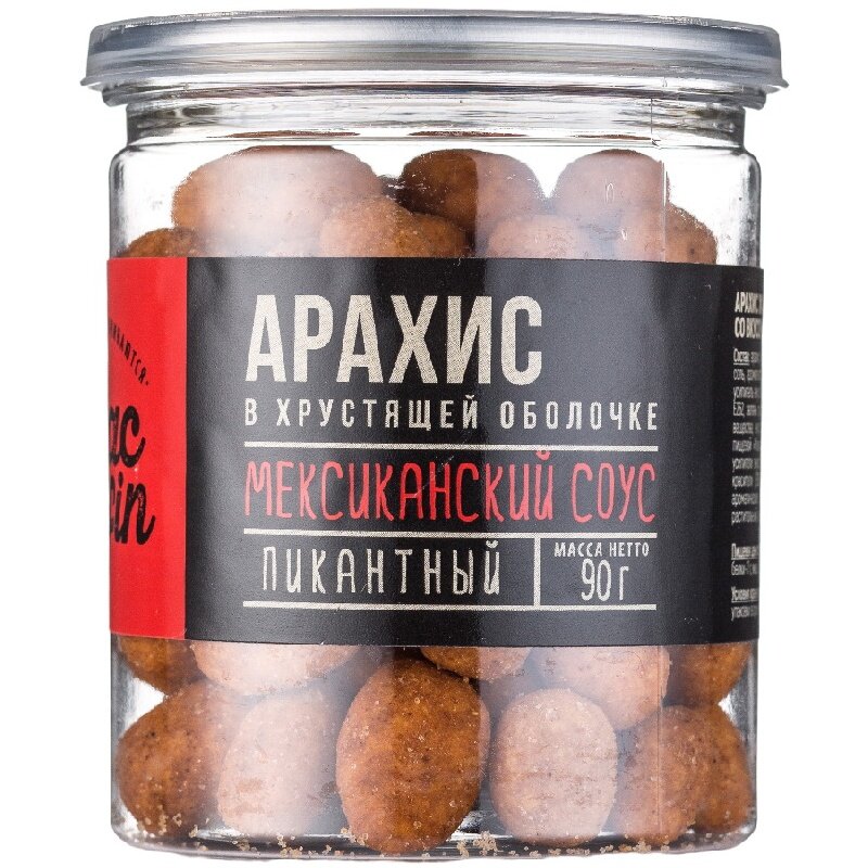 Арахис MacGuffin жареный в хрустящей оболочке Мексиканский соус /пэт/ 90г