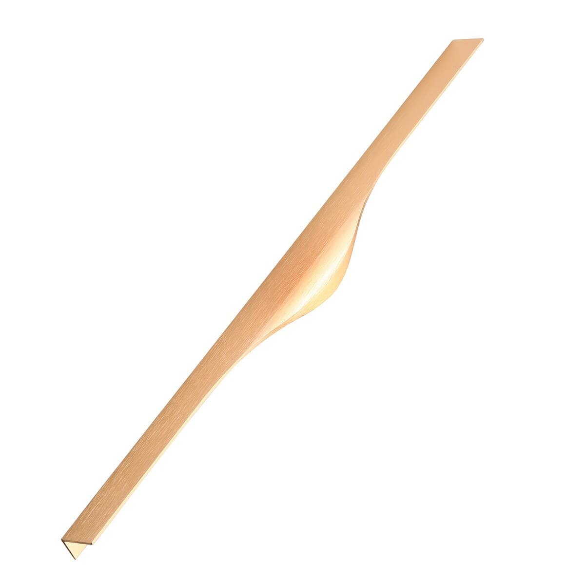 Ручка мебельная алюминиевая PICADO 320/396 брашированное золото