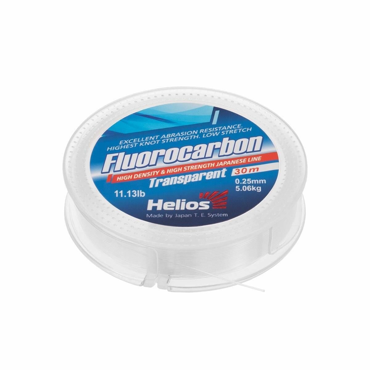 Леска FLUOROCARBON Transparent 0,25mm/30 (HS-FCT 25/30) Helios