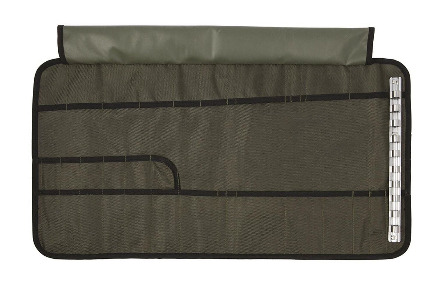 Сумка для набора инструментов с планкой для головок 1/2", 30 карманов, Дело Техники, 974443