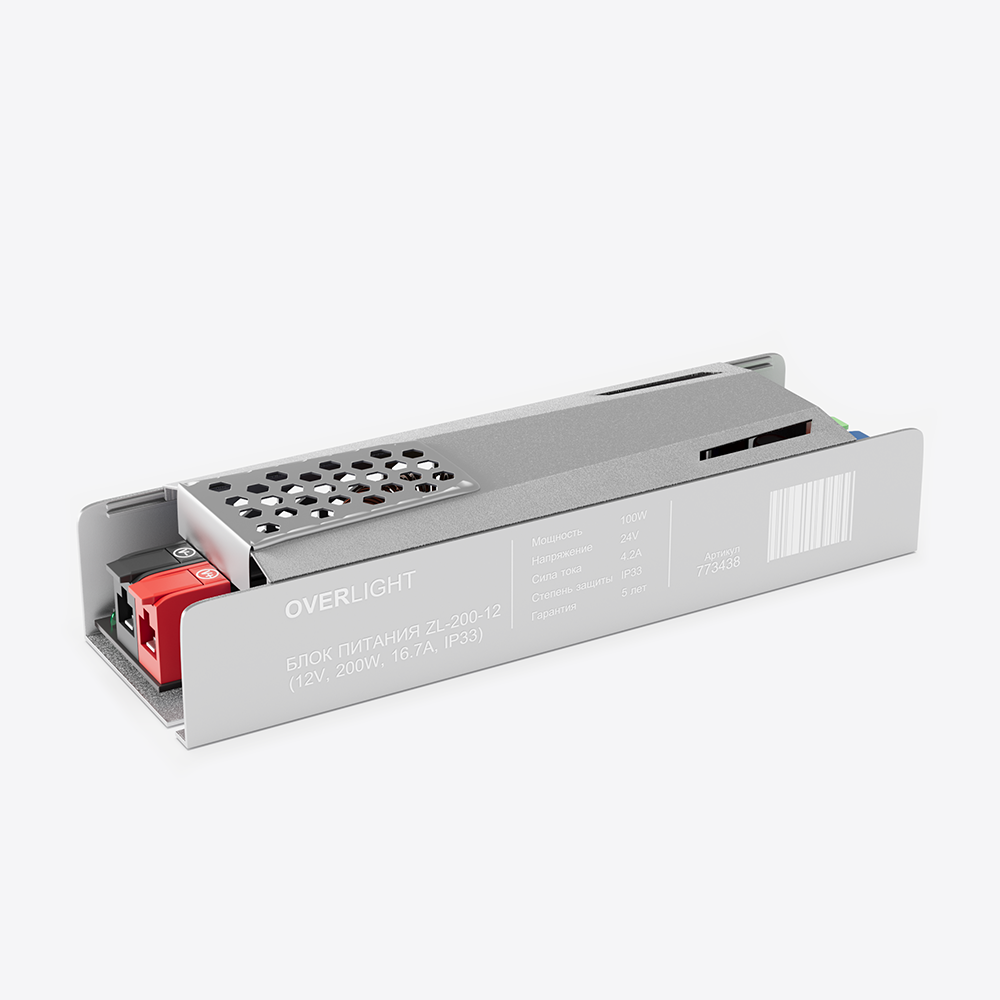 Источник напряжения ShopLEDs Блок питания ZL-100-24 (24V, 100W, 4.2A, IP33)