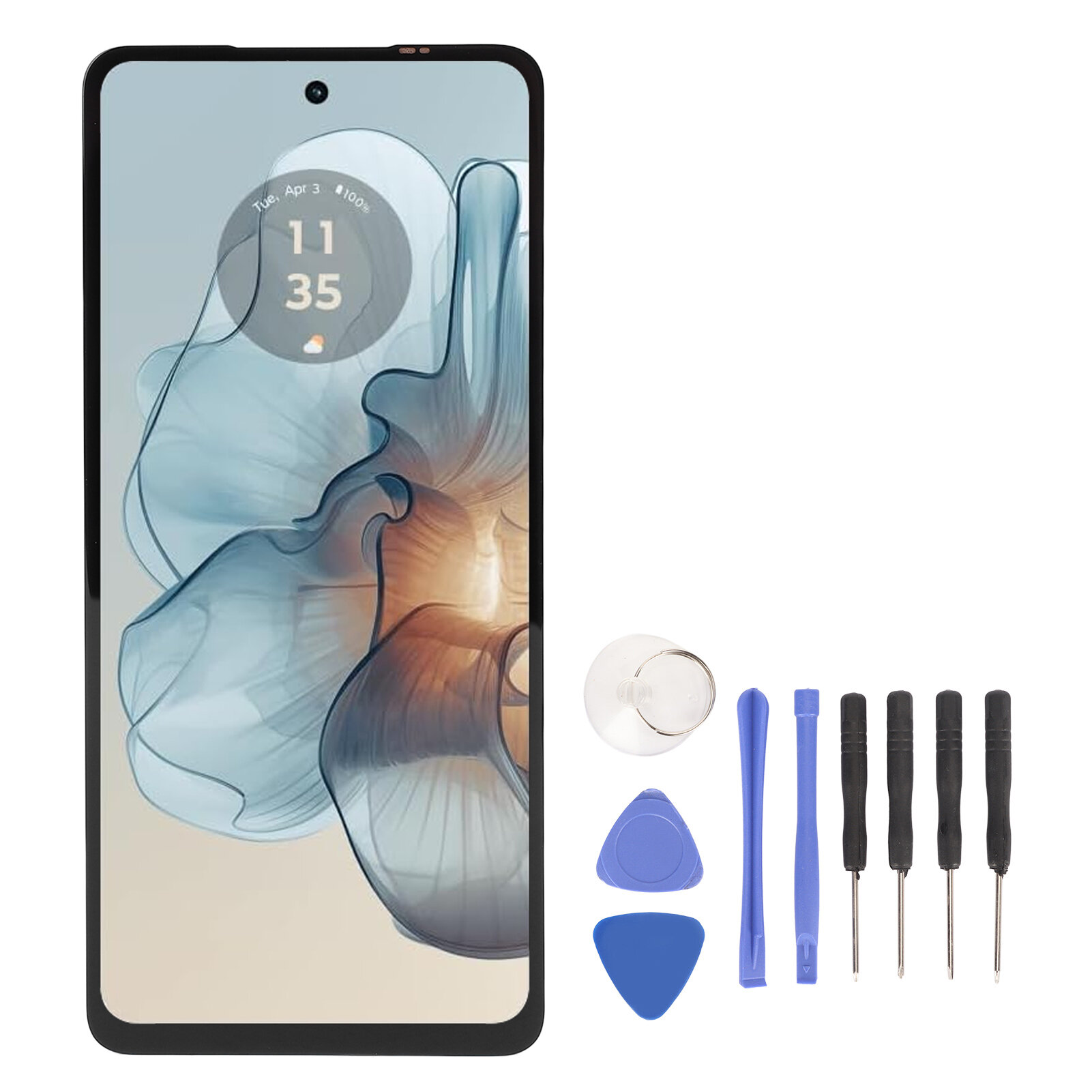 6,56-дюймовый ЖК-экран в сборе с цифровым преобразователем для G24 G04 G04S E14 XT2421-2 XT2423-1 XT2421-12 с инструментами для ремонта в комплекте