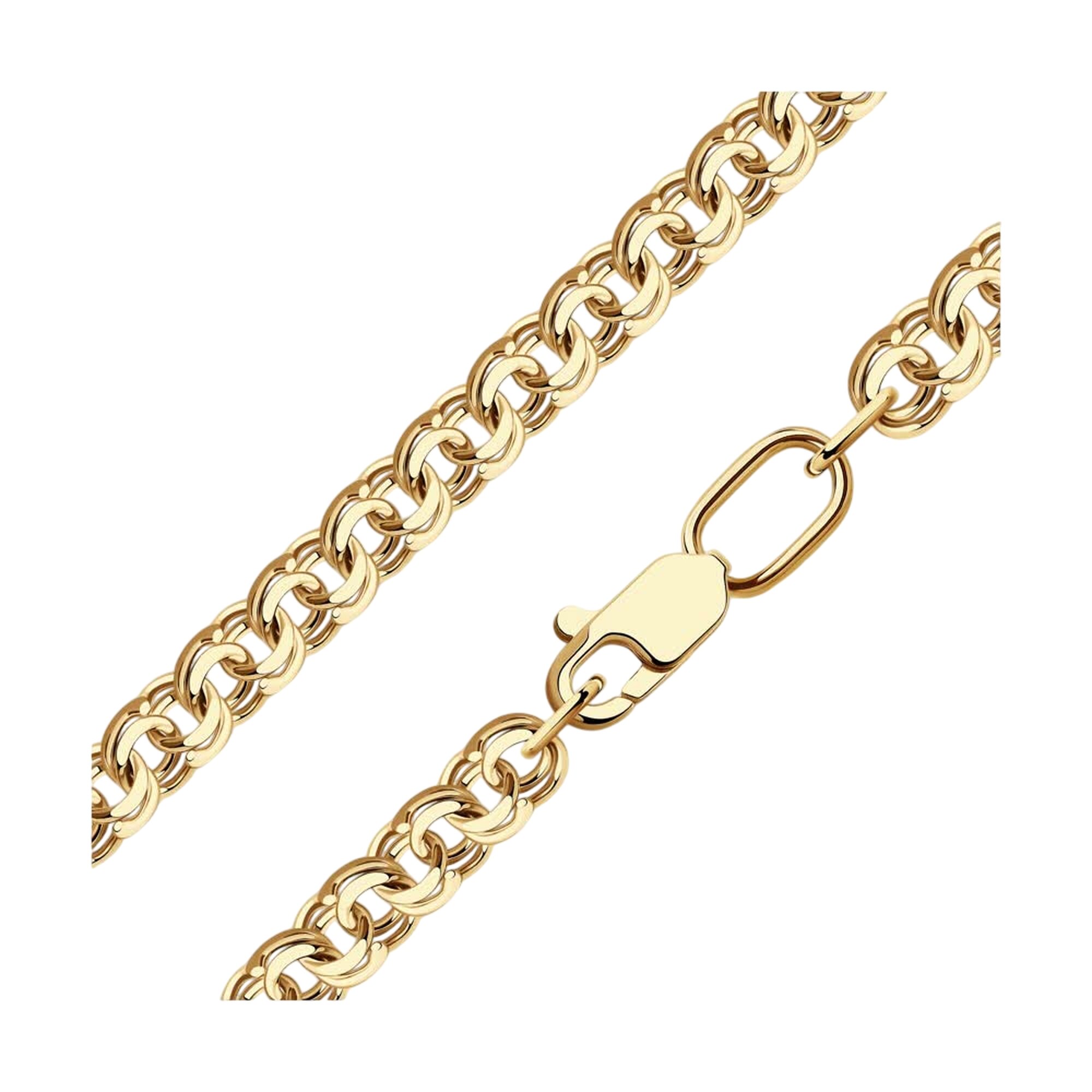 Цепь красное золото, 585 проба