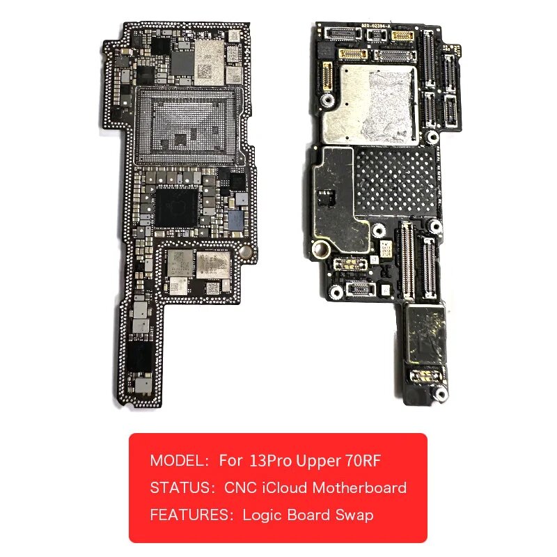 Материнская плата с ЧПУ для Iphone 13 13pro 13promax 13mini Intel Qualcomm Version Swap Drill CPU Базовая лента материнская плата удалить использовать для замены