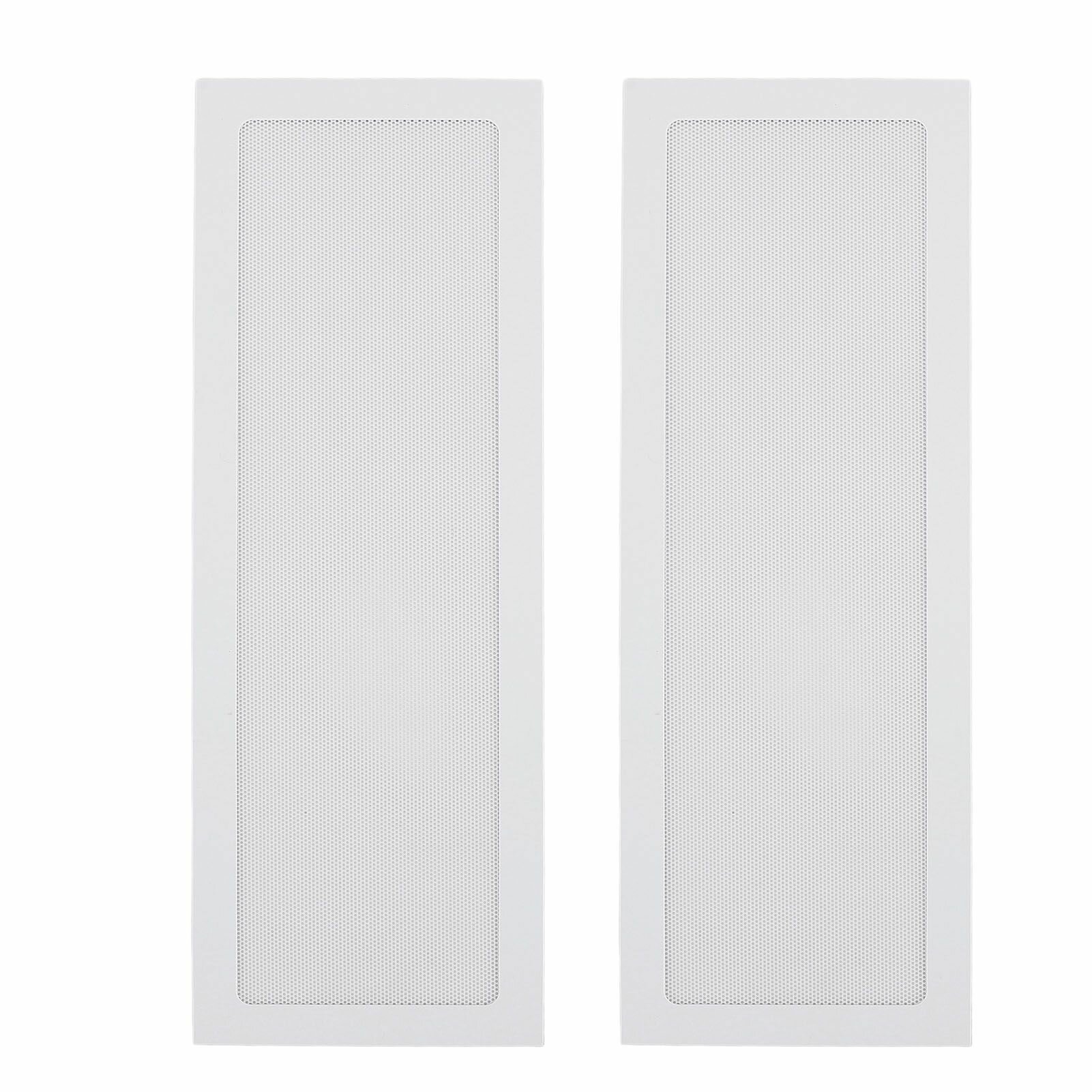 Фильтр для пыли с магнитным пылевым фильтром 4,72x14,17 дюйма, белая мелкоячеистая ПВХ-рамка для вентилятора компьютерного кулера, решетка блока питания, 2 шт.