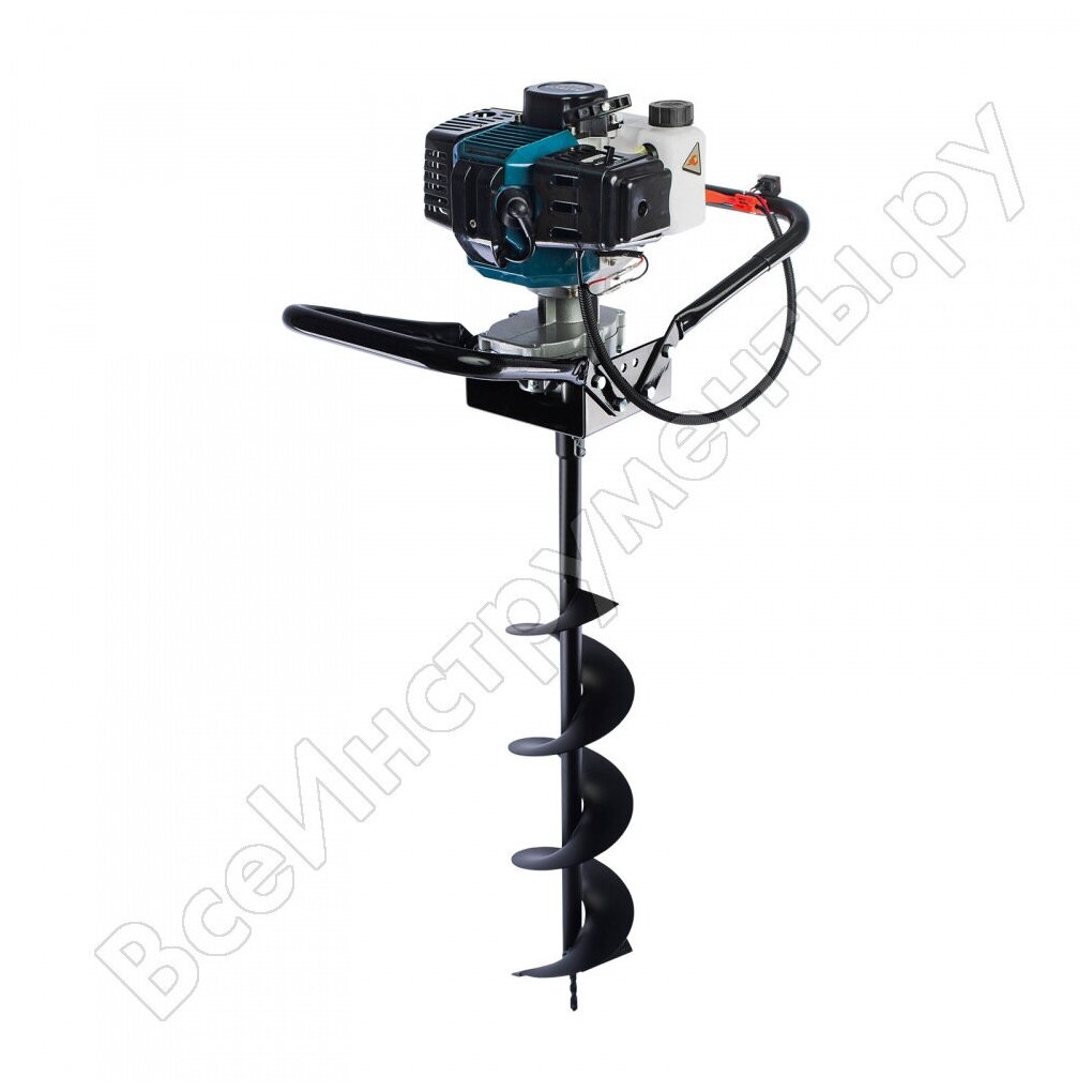 Мотобур Alteco GGD 2311 27199 двухтактный бензиновый двигатель, встроенный шнек в комплекте, бытовой для одного
