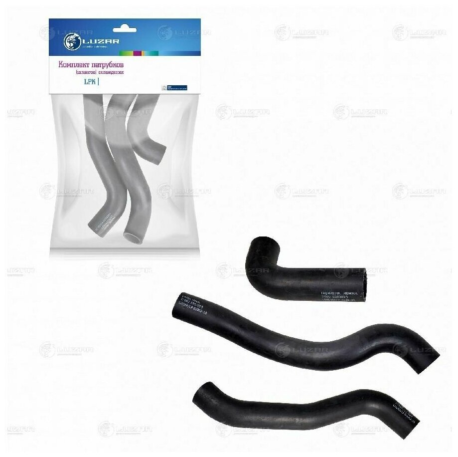 Кмпл патрубков охл. для а/м Лада 2113-15 инж. (EPDM, 3шт.) (LPK 01082) LPK01082