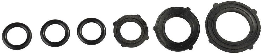 GRINDA GR-1, 1/2″, 3/4″, 1″, для быстросъёмной поливочной системы, резиновые прокладки, 6 шт, набор (8-426387)