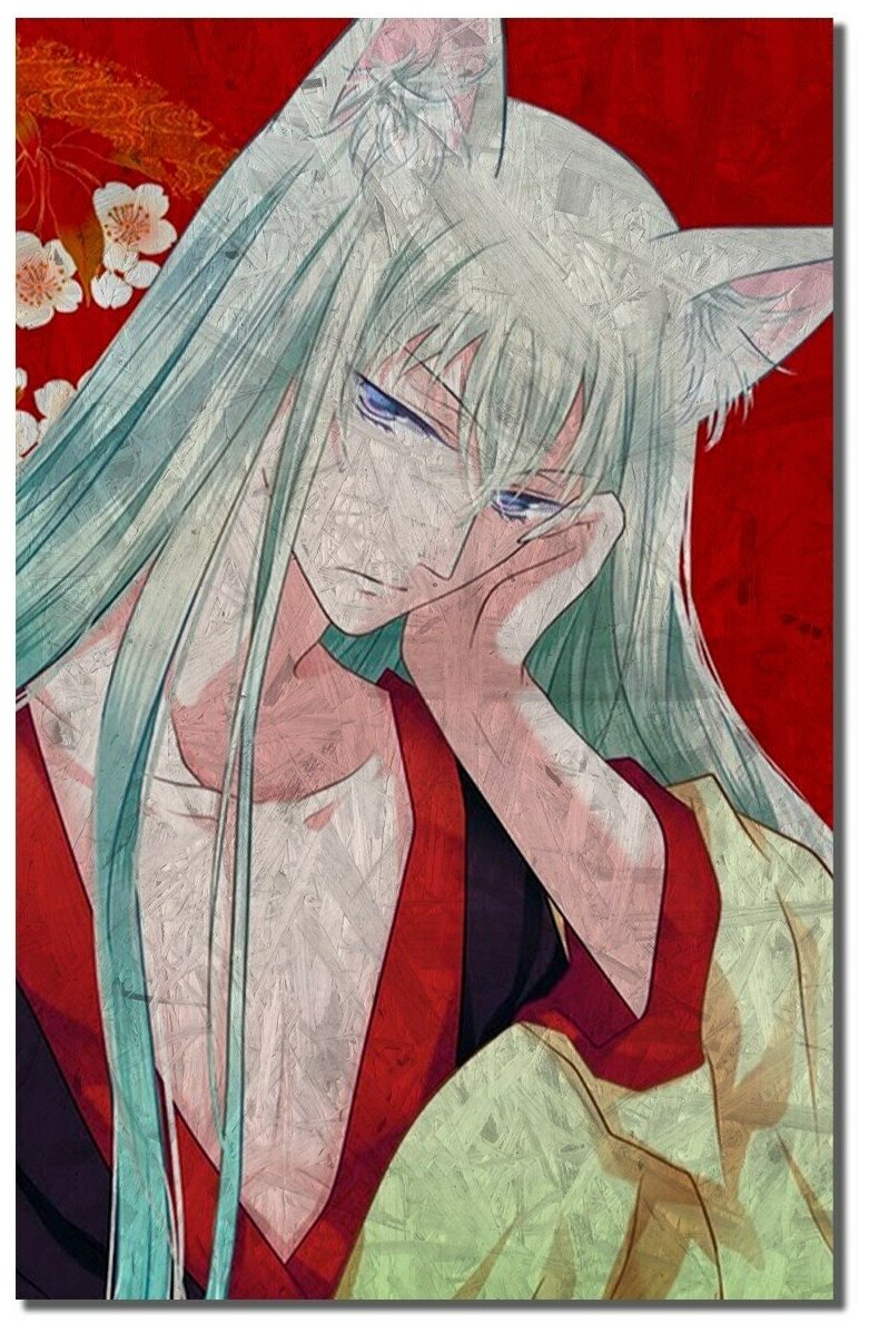 Картина интерьерная на рельефной доске, рисунок Аниме Очень приятно бог 5113